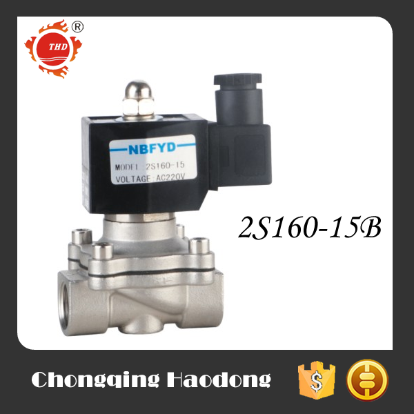 Welding Machine Natural Gas Solenoid Valve 220V AC Pilot Piston