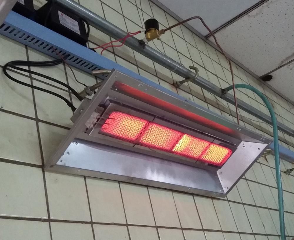 Automatic Ignition Infrared Gas Brooder Heater Direct Heating Chicken ...